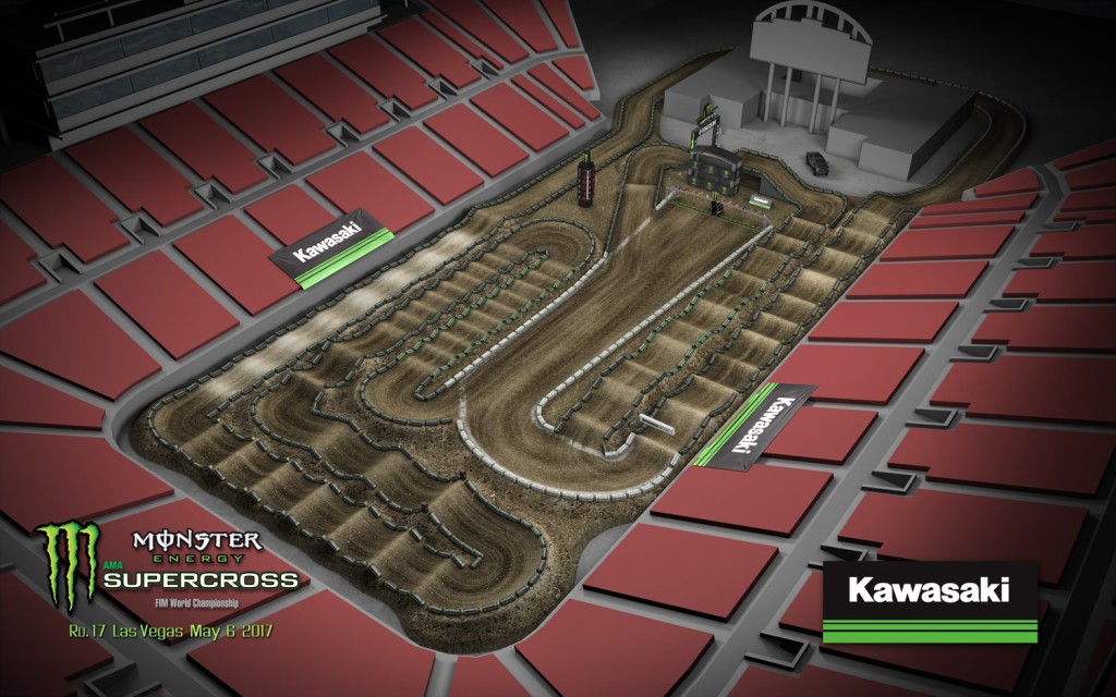 2017 Monster Energy Supercross Track Layouts